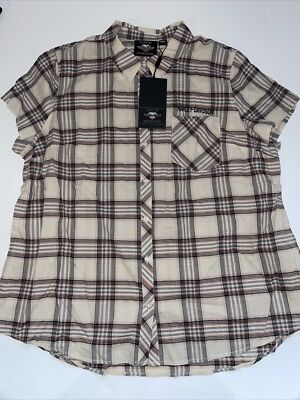 Harley Davidson Plaid Woven Shirt (96313-20VW) Small | eBay