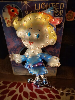 RARE ROMAN LIGHTS Rudolph The Red Nosed Reindeer 24” Lighted Yard Decor ...