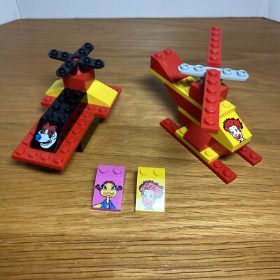 Vintage 1999 LEGO McDonalds Set 2032 Helicopter & 2069 Boat + Parts ...