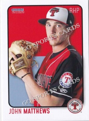 2022 Hickory Crawdads 1st John Matthews RC Rookie Texas Rangers | eBay