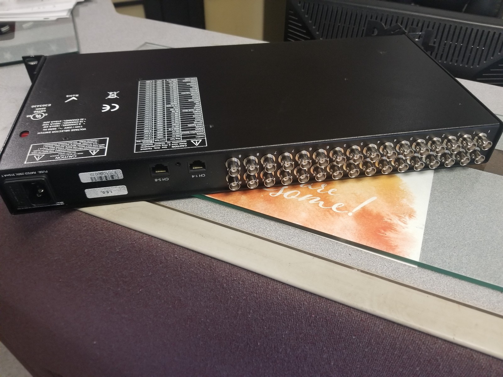 Network Video Technologies NVT NV-872 UTP Digital EQ Receiver DA Hub | eBay