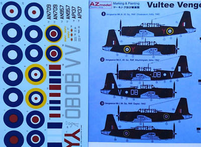 Vultee VENGEANCE Mk.I/II - Decals 1/48 | eBay