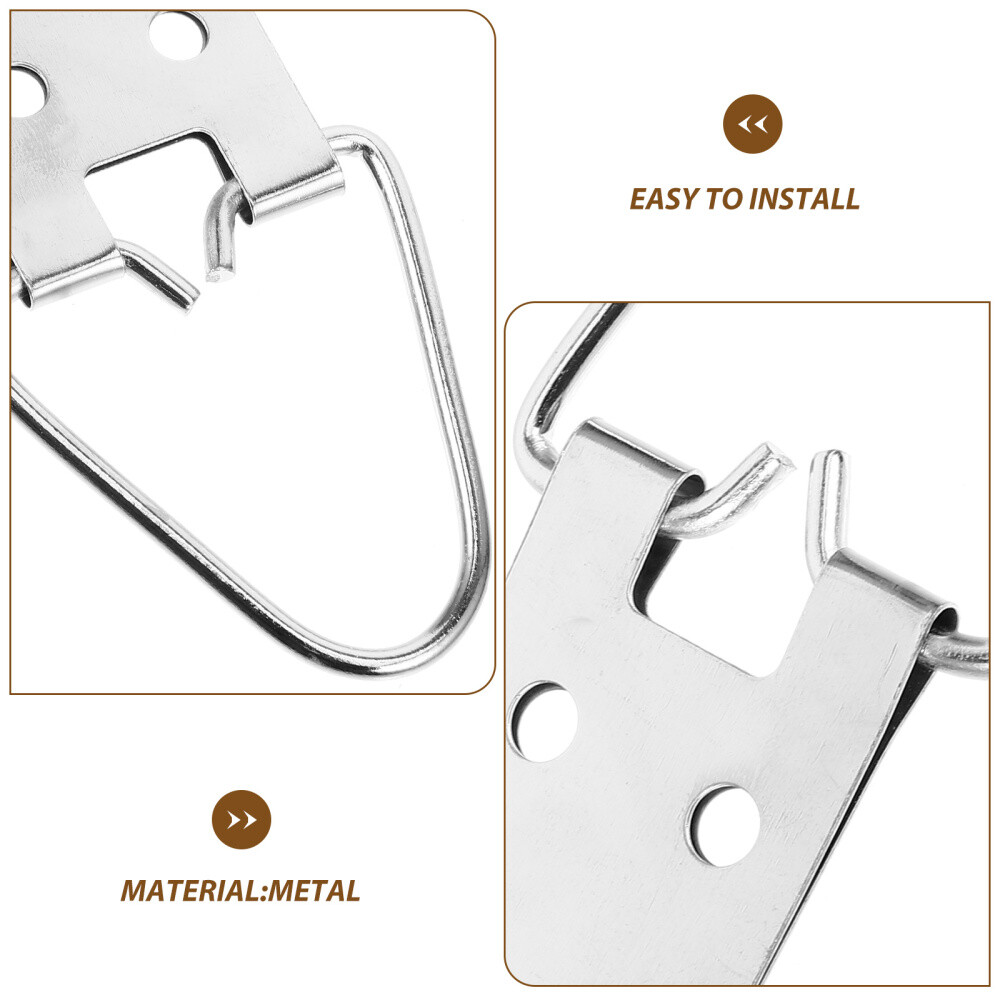 40 Pcs Multi-function Picture Hangers Photo Frame Hanger Wall Mounted ...