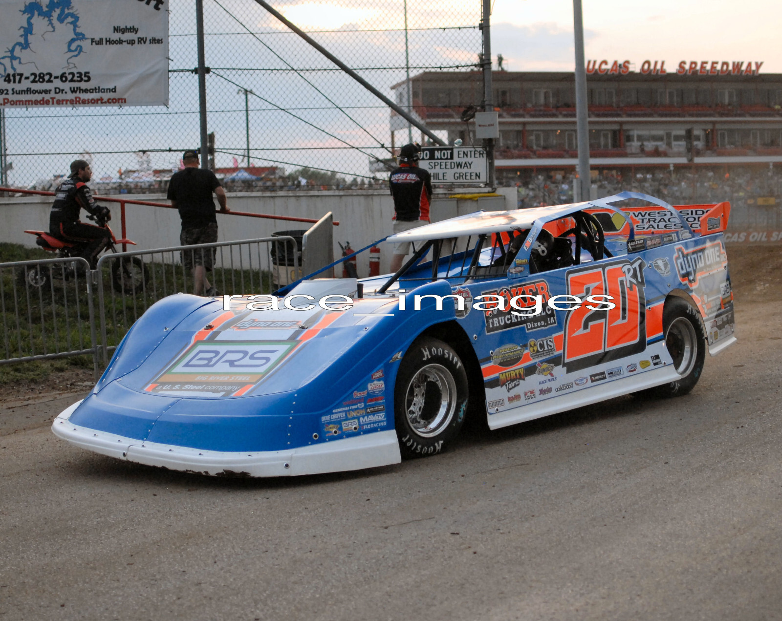 RICKY THORNTON JR #20RT LUCAS OIL LATE MODEL (2023 SHOW-ME) 8x10 GLOSSY ...