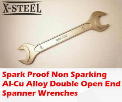 Spark Proof Non Sparking Al-Cu Double Open End Spanner Wrench Certified ...