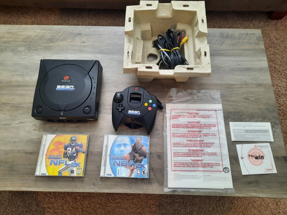 Sega Black Dreamcast Sports Edition - Original Console Box Bundle | eBay