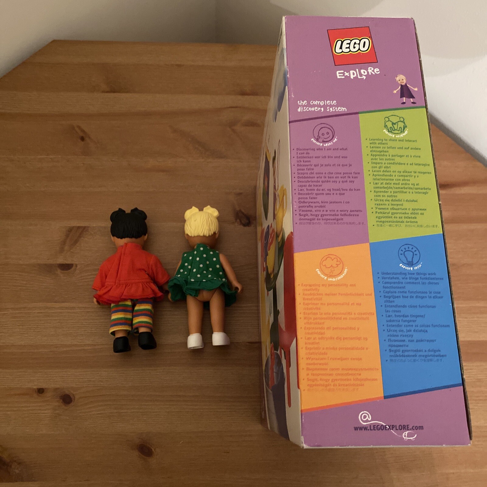 Lego Vintage Duplo Explore 2954 Sealed New Two New Dolls Anna, Sarah ...