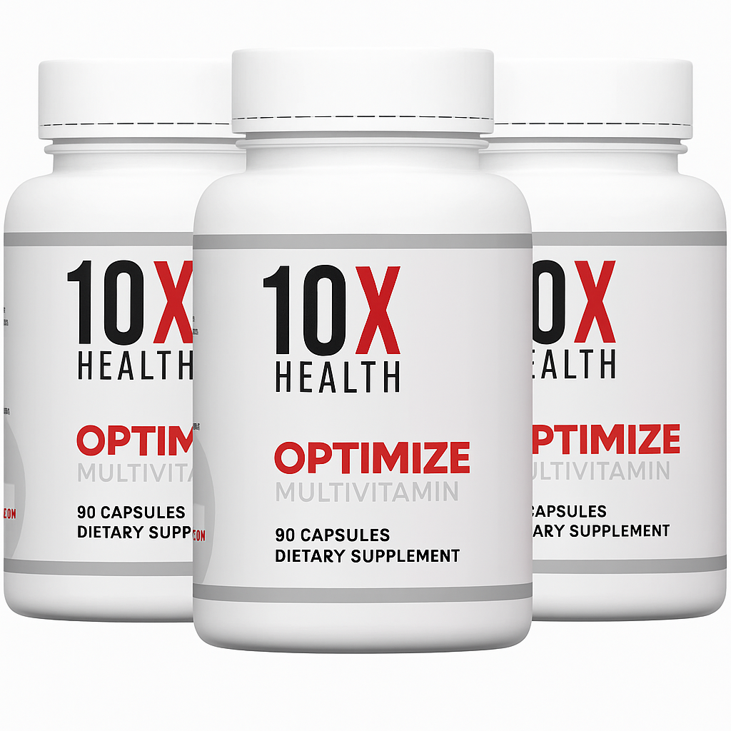 3 PACK Authentic 10X Health Optimize Methylated Multivitamin 90 Caps EXP 07/2026 | eBay
