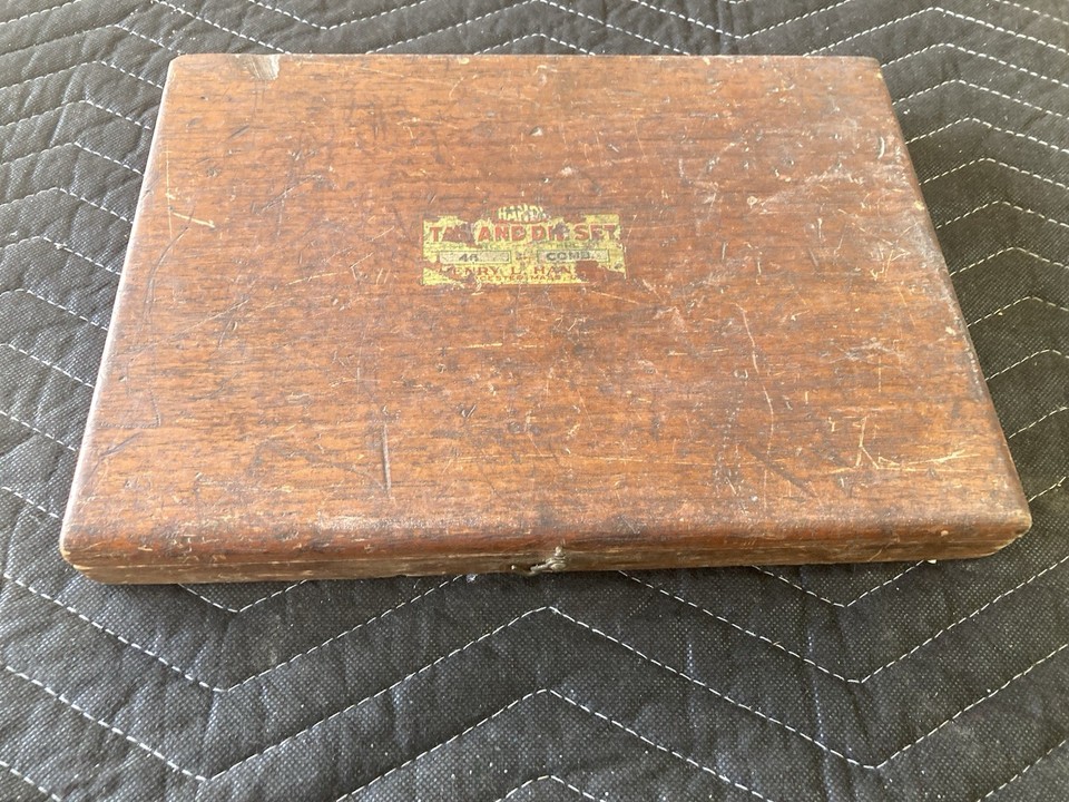 Handy Star Vintage Tap and Die Set Made in USA, Original Wooden Box ...