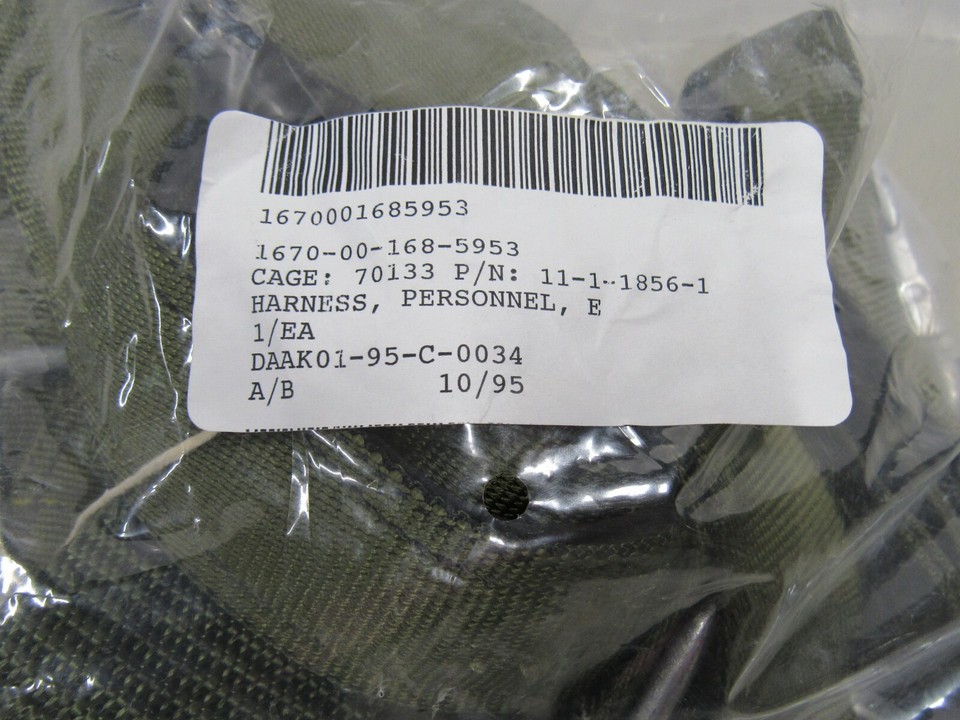 US Stabo Rig Extraction Harness LRRP Special Forces Vietnam Type Sz ...