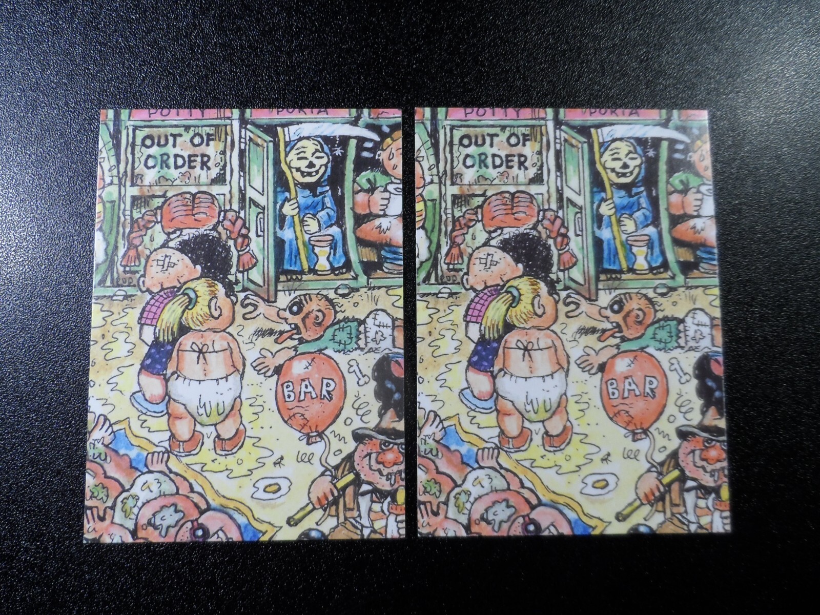 Vacation Chevy Chase Marty Moose Wally World Spoof Garbage Pail Kids 2 ...