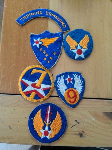 Army Air Corps World War II Issue Patches Alaska 7th 9th Air Force | eBay