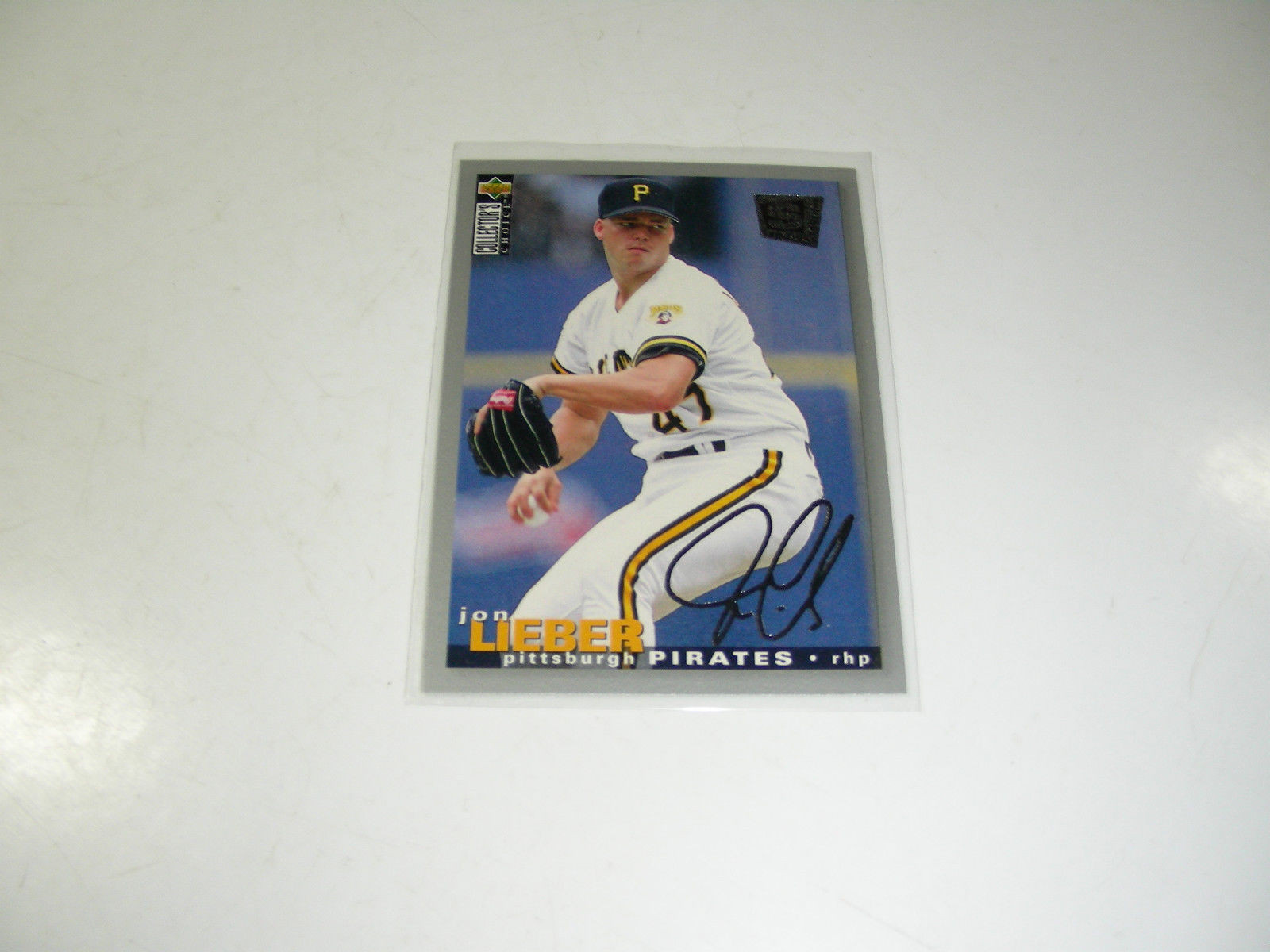 Jon Lieber 1994 UD Collector's Choice Spec Edition Silver Signature ...