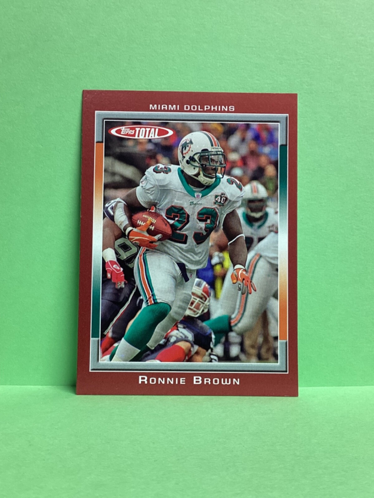 Ronnie Brown 2006 topps total red parallel card | eBay