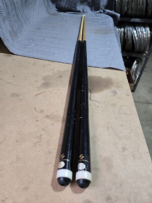 Billiards Pool Cue Pair Sticks Sportcraft Used 56” | eBay