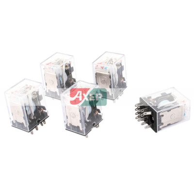 A 5* HH54PL 14 Pins 4PDT LED Indicator Light Power Relay AC 110/120V | eBay