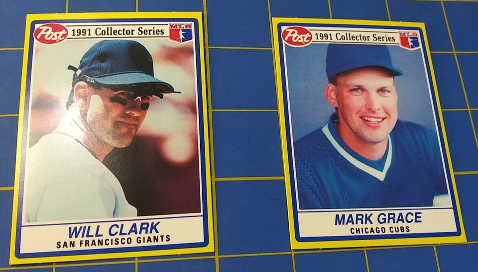 1991 Post First Collector Series MLB Lot of 14 Cards George Brett Kirby ...