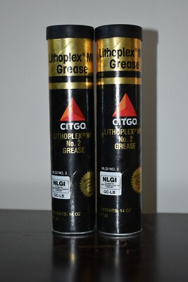 TWO Tubes ~ CITGO Lithoplex MP No.2 Grease 14 oz. | eBay