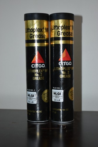 TWO Tubes ~ CITGO Lithoplex MP No.2 Grease 14 oz. | eBay