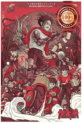 AKIRA ANIME MANGA MOVIE 1988 ORIGINAL ART ARTWORK PHOTO PRINT PREMIUM ...