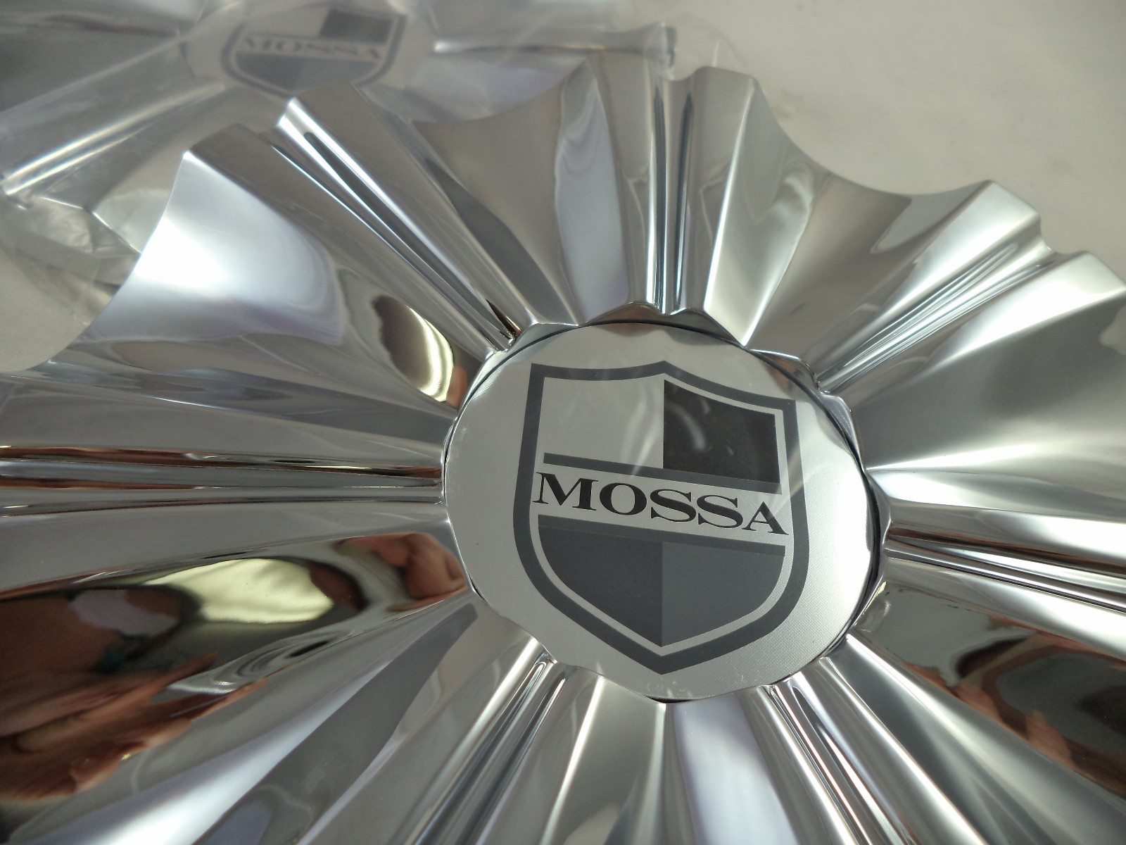 Mossa Wheels Chrome Custom Wheel Center Caps # 749-RWD /MS-CAP-L195 ...