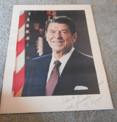 Authentic 11 x 14 Presidential Ronald Reagan Autographed Photo | eBay
