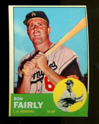 1963 Topps Baseball #105 Ron Fairly Card - EXMT #2938 | eBay