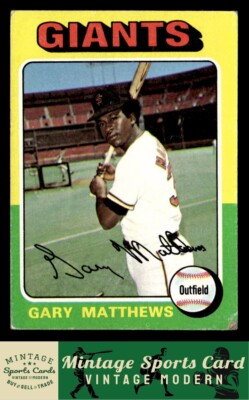 1975 Topps - Gary Matthews - #79 San Francisco Giants | eBay