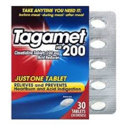 Tagamet HB200 Acid Reducer 200 mg 30 Tablets 07/2025 | eBay
