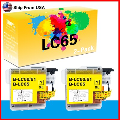 2PK LC65 LC65XL Ink Cartridge for DCP-J140W 250C 255CW Printer | eBay