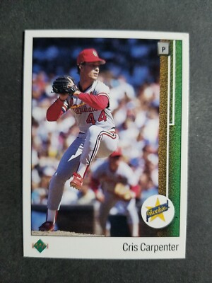 1989 Upper Deck rookie CRIS CARPENTER card # 8 [C8] | eBay