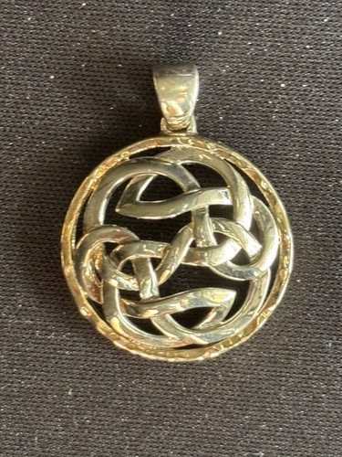 Signed Keith Jack 10K & Sterling Path of Life Pendant | eBay