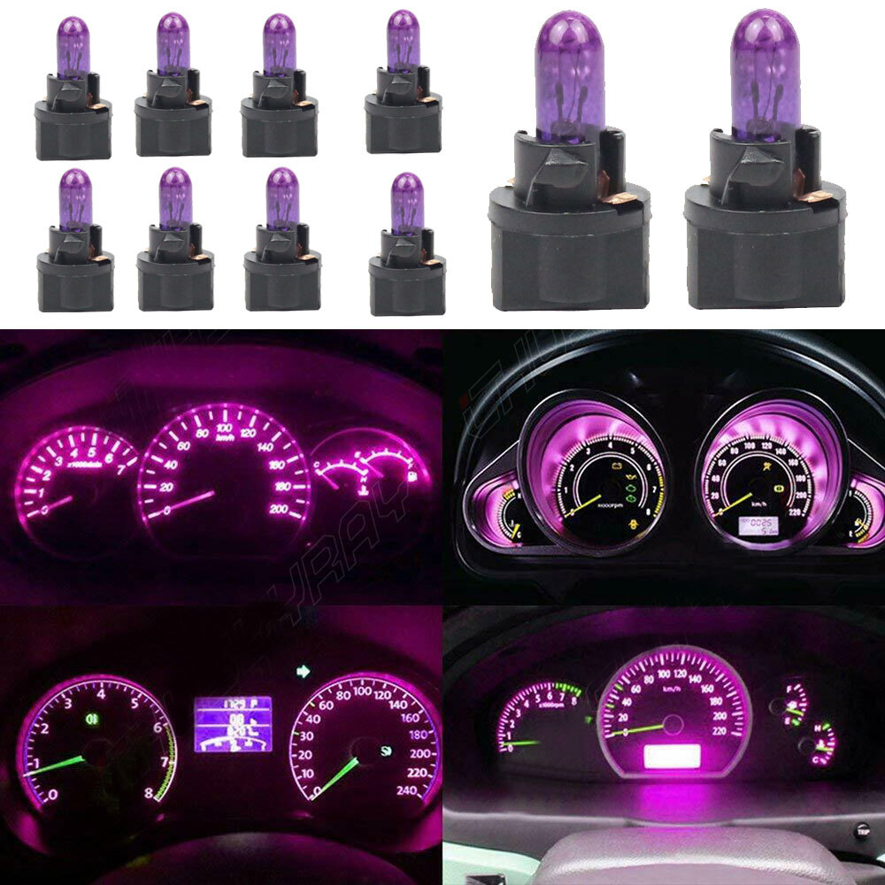 10pcs T5 SMD LED Car Dashboard Instrument Gauge Dash Interior Light ...