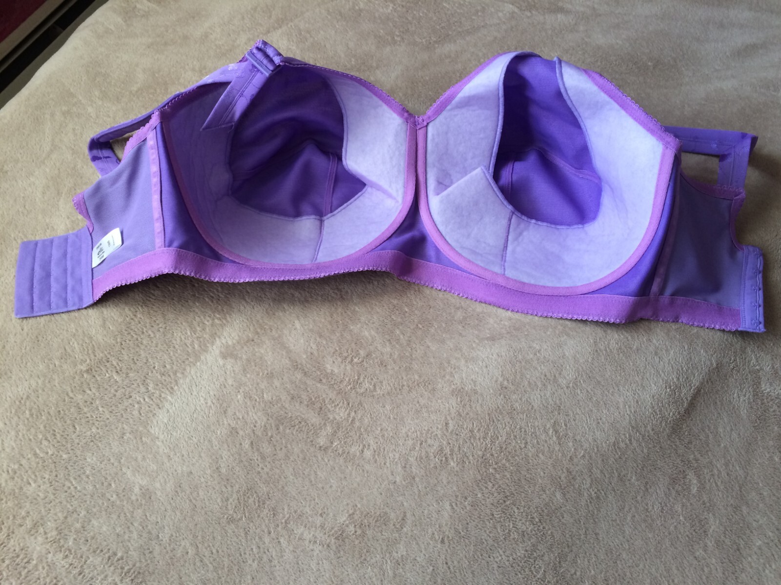 Elila 34M Lilac Jacquard Full Coverage Soft Cup Bra Style 1305 Nwt | eBay