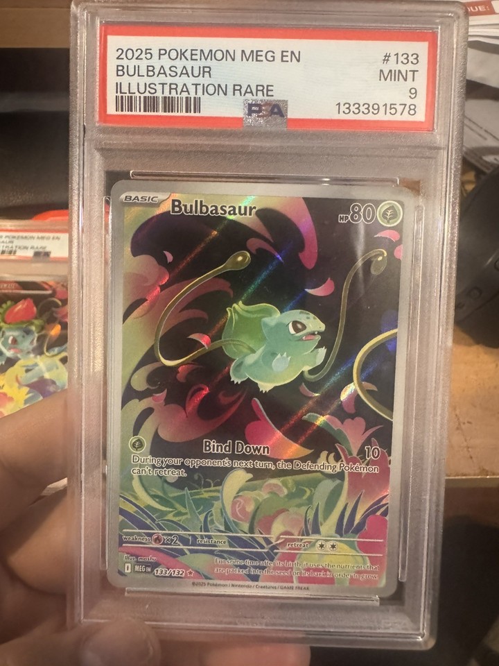 Pokemon Mega Evolution sequential psa 4 in total Bulbasaur Ivysaur ...