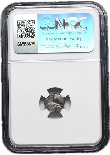 CELTIC GAUL Sequani Ancient France, Julius Caesar 50 BC Silver Pig Boar ...