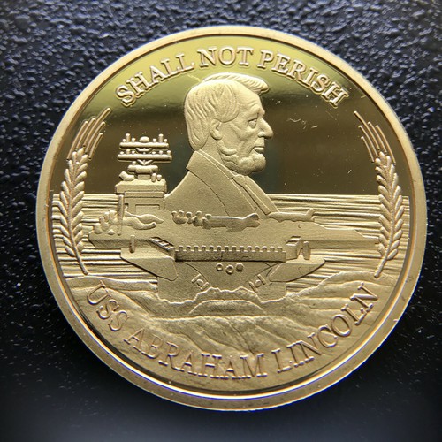 US Navy Challenge coin, USS ABRAHAM LINCOLN (CVN-72) | eBay