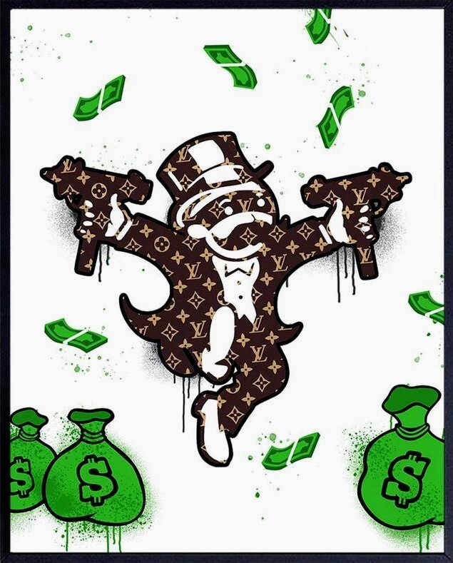 Mr. Monopoly Man 3.5 inch STICKER Gameboard Quality Vinyl Decal indoor ...