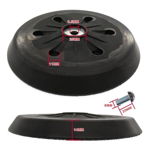 For Metabo SXE 450 Duo High Quality Backing Pad 6 Holes Hook and Loop ...