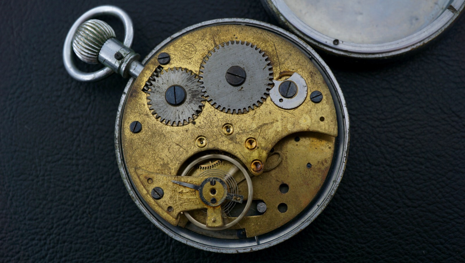 Vintage German military WWII mechanical stopwatch 50mm two-button ...
