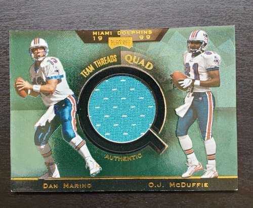 1999 Playoff Dolphins Marino/McDuffie/Collins/Abdul-Jabbar Team Threads ...