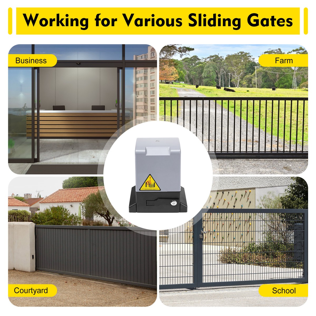 Automatic Farm Gates NH Fabrications Domestic Electric Automatic