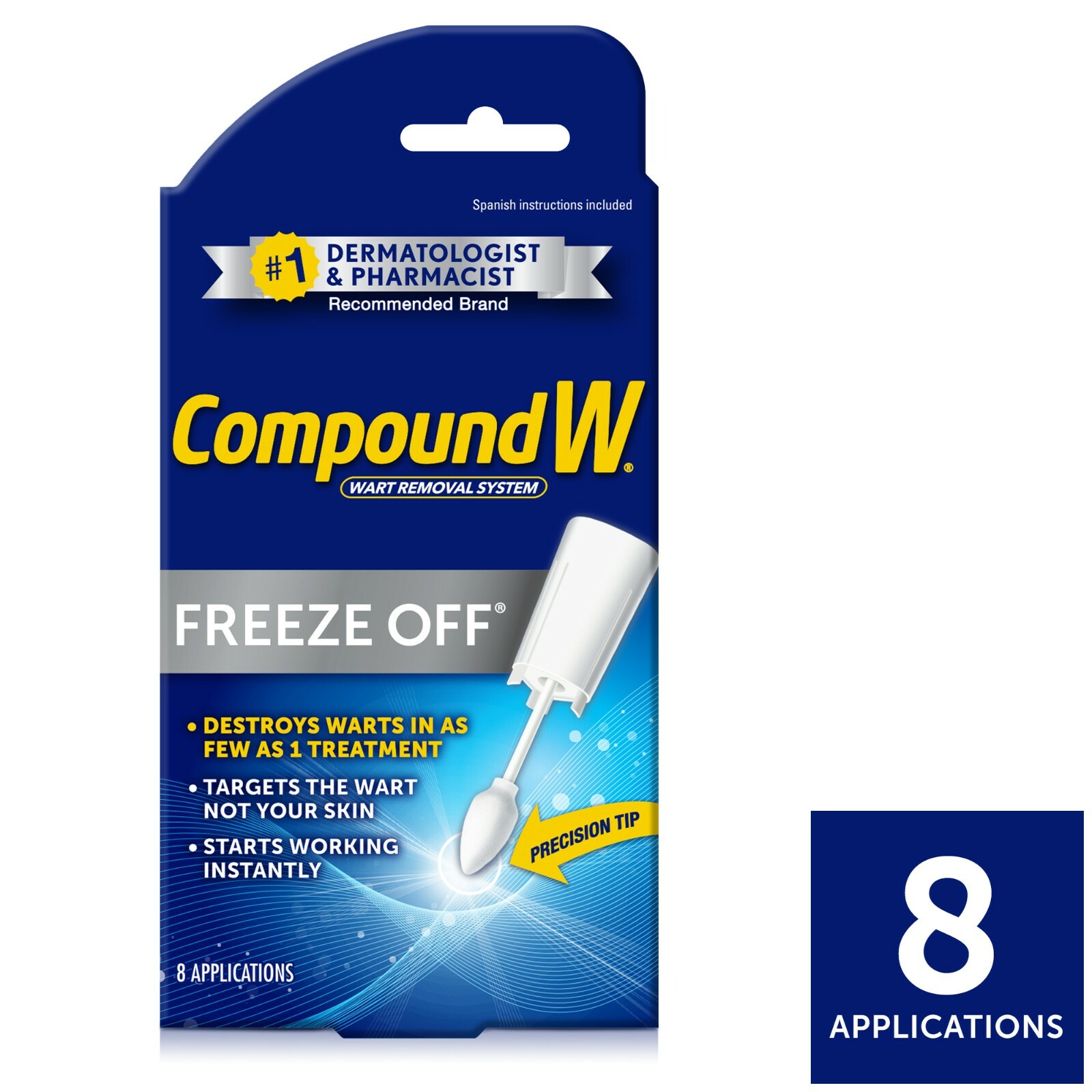 Compound W Freeze Off Wart Remover, 8 Applications..+ 75137530058| eBay