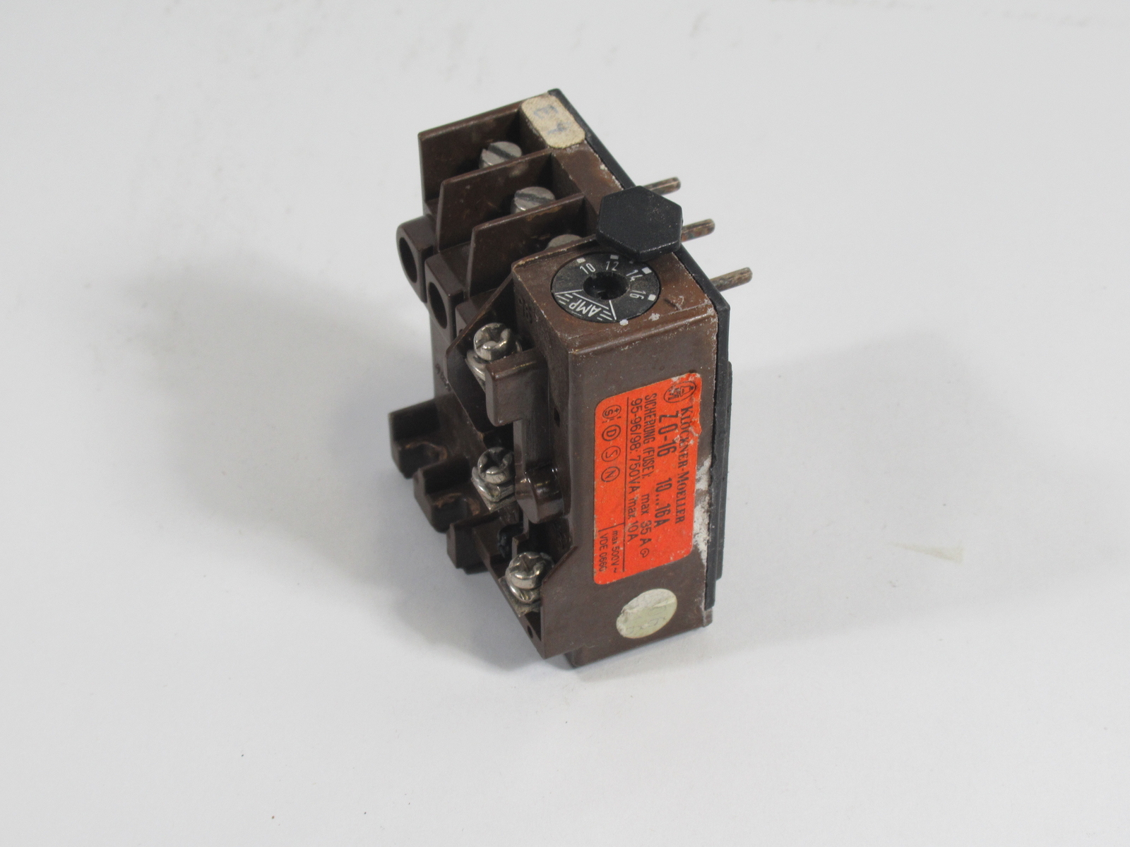 Klockner-Moeller Z0-16 Overload Relay 10-16A 500V USED | eBay