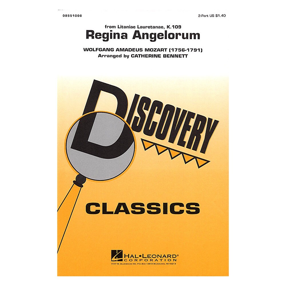 Hal Leonard Regina Angelorum 2-Part arranged by Catherine Bennett | eBay