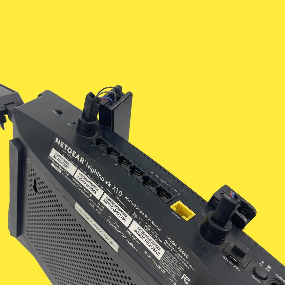 READ / NETGEAR Nighthawk R9000 X10 AD7200 Smart WiFi Router #9098 Z48/5 ...