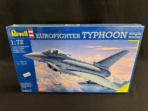 1/72 REVELL EUROFIGHTER TYPHOON SINGLE SEATER #04317 PLASTIC AIRPLANE ...