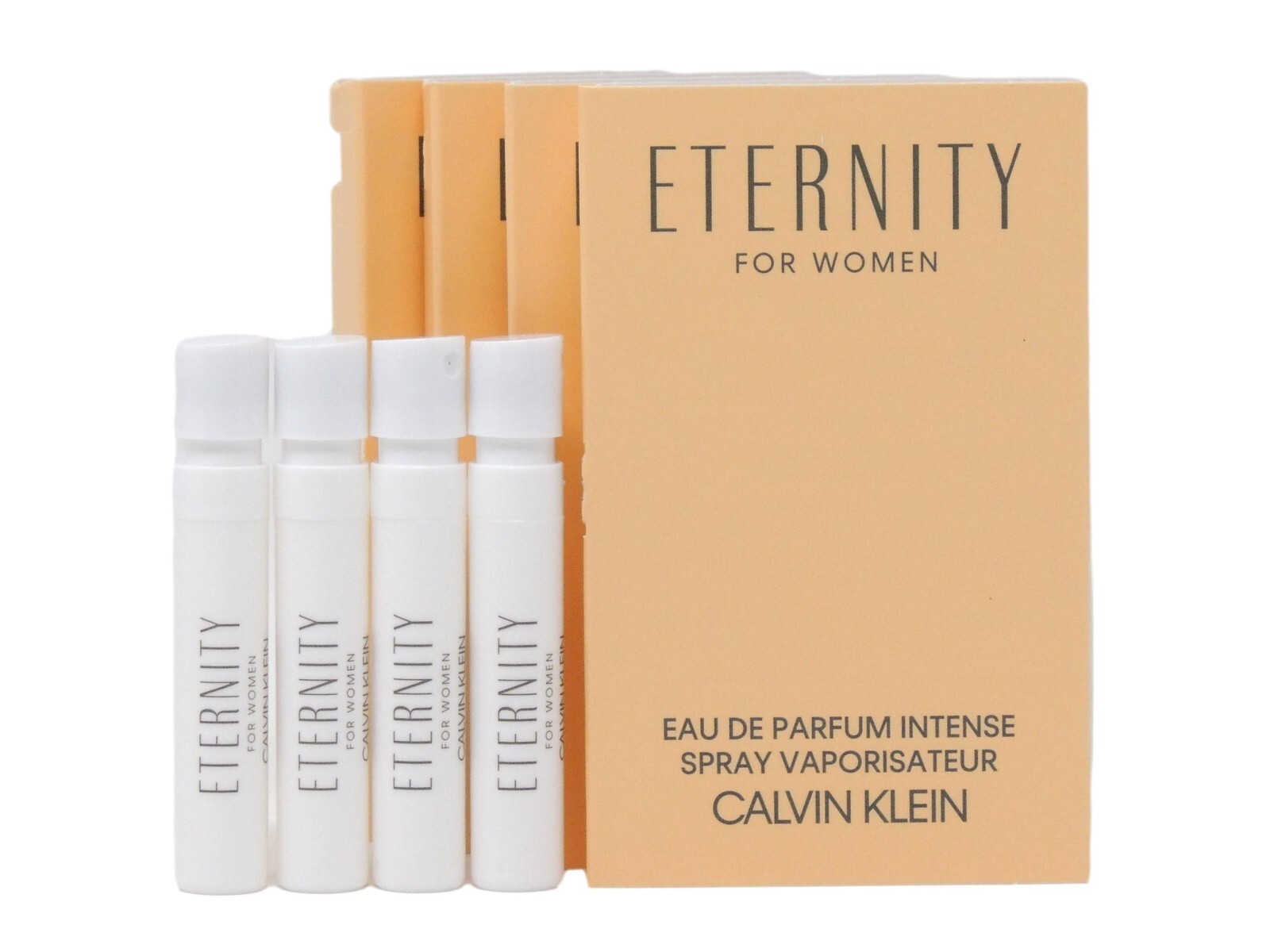 CALVIN KLEIN ETERNITY INTENSE FOR WOMEN 1.2ml .04oz x 4 PERFUME SPRAY SAMPLES | eBay