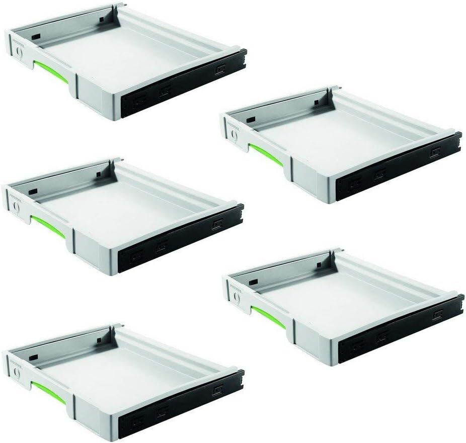 Festool 500767 SYS-AZ Drawer Set Systainer Organizer, 5x Pull out ...