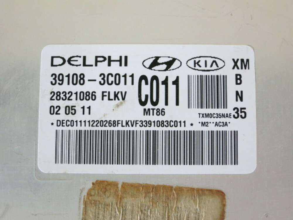 11 12 13 Sorento 39108-3C011 Computer Brain Engine Control ECU ECM EBX ...